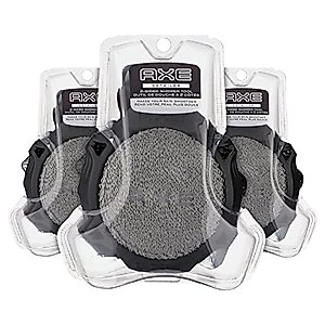 AXE Shower Tool Skin Cleanser for Smoother Skin Detailer Exfoliates and Gently Cleanses One Size 3 Count