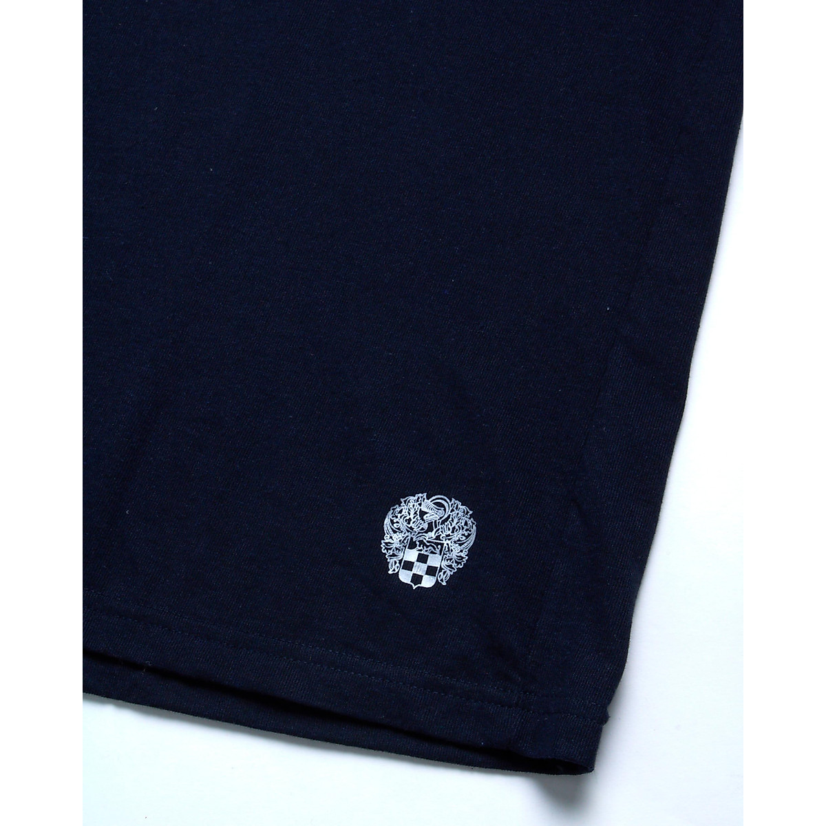 Vince Camuto Men's Pajama Set - 2 Piece Short Sleeve T-Shirt and Fleece Lounge Pants Pajamas for Men (S-XL), Size Medium, Navy/Denim Plaid