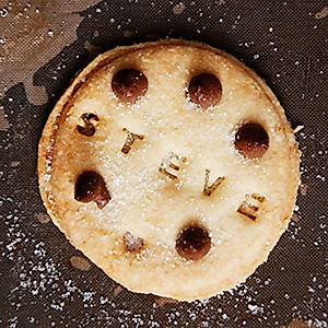 Suck UK Customisable Cookie Stamp Alphabet Cookie Cutters Personalized Cookie Stamp For Baking Silicone Baking Molds & Cookie Decorating Supplies Cookie Press Baking Kit & Baking Gifts