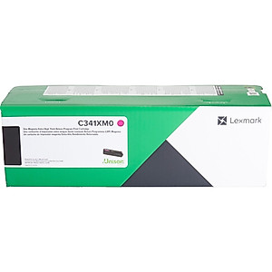 Lexmark, LEXC341XM0, Magenta Extra High Yield Return Program Print Cartridge, 1 Each