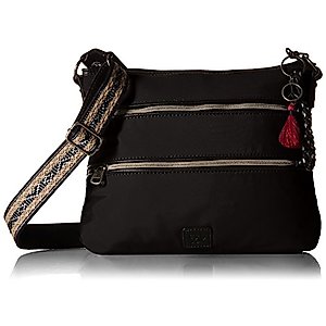 The Sak womens Women's Esperato Nylon Crossbody, Black, One Size US