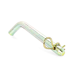 Camco Eaz-Lift Receiver Hitch Pin & Clip,3-inch - Safely Secures Receiver-Hitch Mounted Accessories in Place While Towing-Features a 5/8-inch Diameter Hitch Pin and 4-3/4-inches Usable Length (48016)