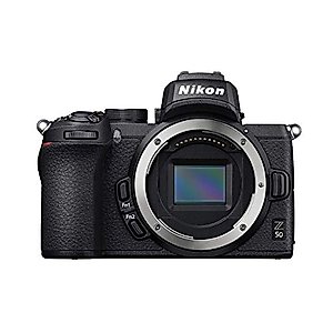 Nikon Z50 Body Mirrorless Camera (209-point Hybrid AF, High Speed Image Processing, 4K UHD Movies, High Resolution LCD Monitor) VOA050AE (Renewed)