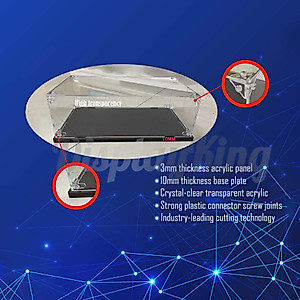 Acrylic Display case with Screw for Lego Porsche 911 RSR 42096 (Lego Set is not Included) (with Theme Background) US Stock