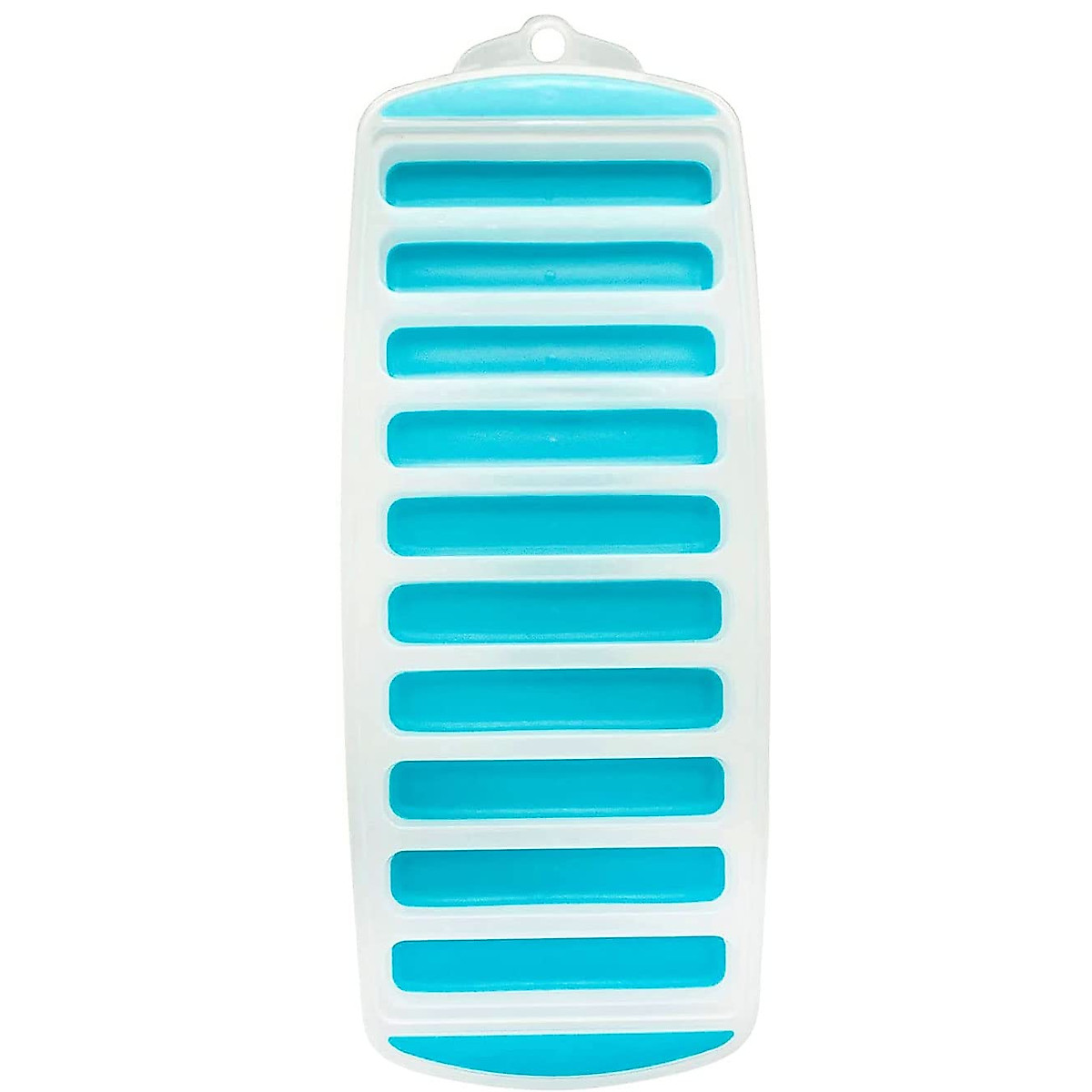 Meadow Lane Ice Stick/Cube Tray, Teal Blue, 1-Tray, Narrow and Long for Sports Bottles