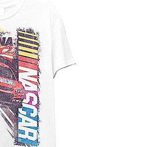 NASCAR Vintage Daytona 500 Shirt - Vintage Race Car Racing Mens Graphic T-Shirt (White, Small)