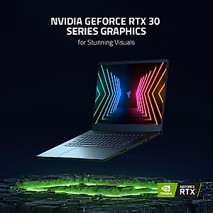 Razer Blade 15 Gaming Laptop: NVIDIA GeForce RTX 3070 - 11th Gen Intel 8-Core i7 CPU - 15.6” FHD 360Hz -16GB RAM - 1TB SSD - CNC Aluminum - Chroma RGB - THX Spatial Audio - Thunderbolt 3