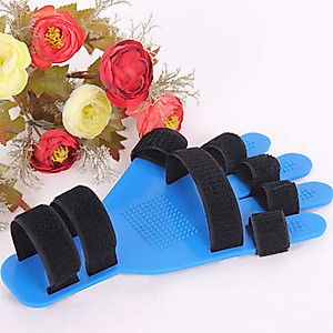 Finger Training Device，Stroke Rehab Equipment Finger Orthotics Fingerboard Stroke Hemiplegia Finger Orthotics Points for Stroke/Hemiplegia/Traumatic Brain Injury Suitable for Left and Right Han