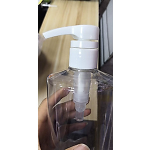 EZPRO USA Empty Shampoo Pump Bottles 32 oz BPA Free, Food Safe, PET Clear Plastic Cylinder Refillable Bottle, Wide Mouth 32mm, for Lotions, Soaps, Oils, Sauces, DIY Laundry Detergent, 32oz Pack of 3