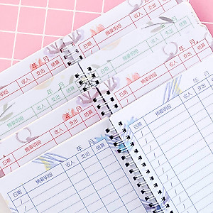 STOBOK Planner Diary Notebook Bill Organizer Notebook Daily Planner Money Tracker Notebook Bill Organizer Book Budget Notebook Notebooks for Work Paper Notebook Small and Fresh Worksheet