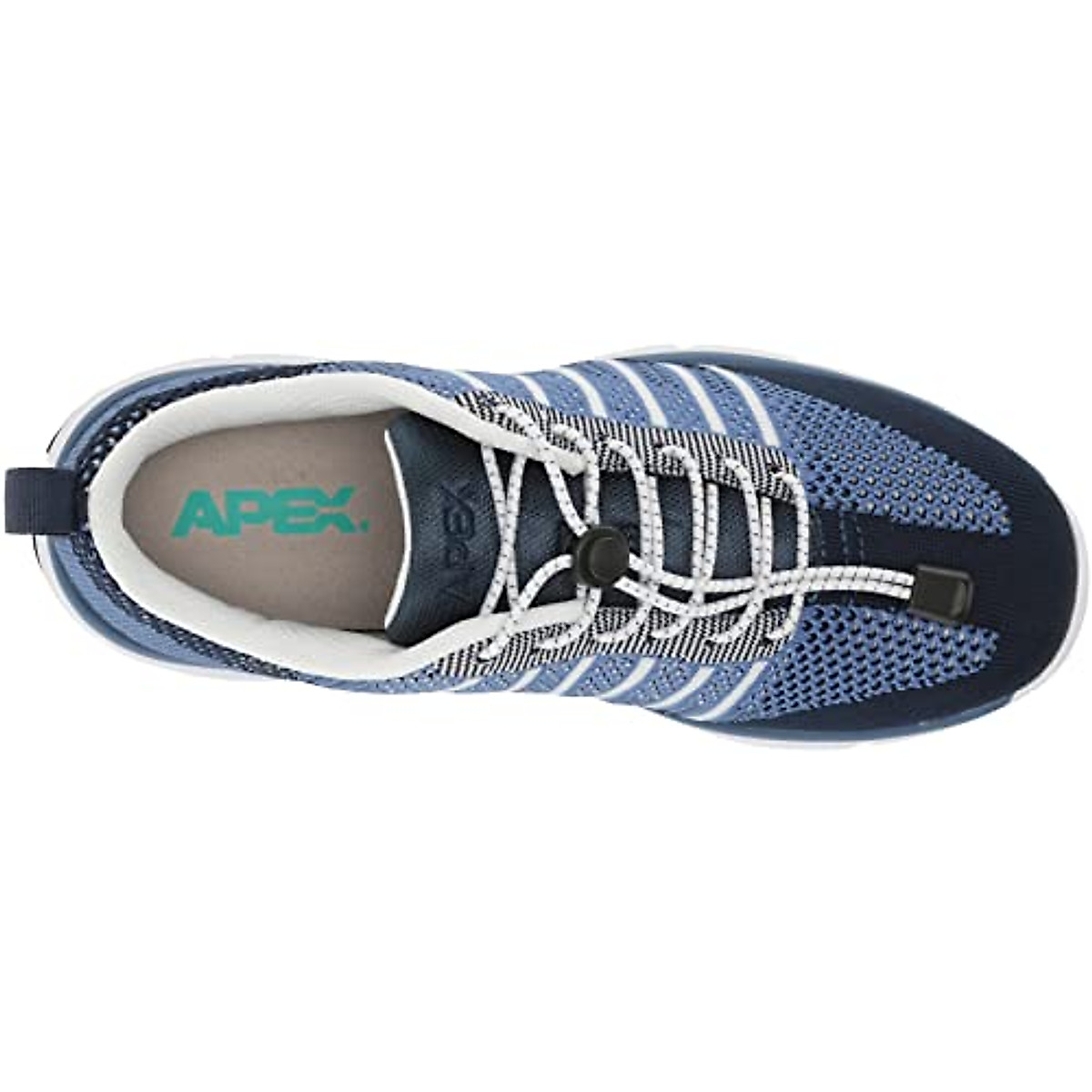 Apex Women's Breeze Athletic Knit Running Shoe Sneaker, Navy, 11 Wide US