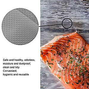 Odorless Food Storage Bags Keep Freshness Organized Striped Vacuum Storage Bag For Fruit Restaurant (20 * 30cm)