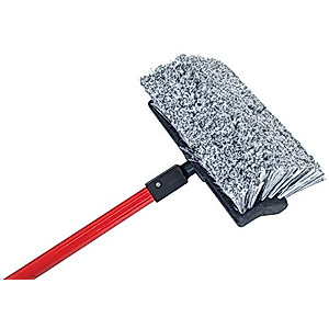 CRAFTSMAN CMXMKIT0080 3-Piece Heavy Duty Cleaning Tool Set with 10 in.All-Surface Wash,12 in. Scrubbing Deck Brush & 18 in. Push Broom, Brown