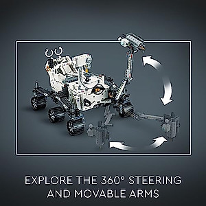LEGO Technic NASA Mars Rover Perseverance 42158 Advanced Building Kit for Kids Ages 10 and Up, NASA Toy with Replica Ingenuity Helicopter, Great Gift for Kids Who Love Engineering and Science Projects