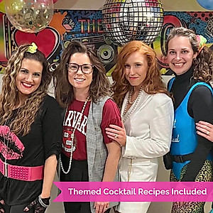 Murder at The Roller Rink: an 80s Teen Murder Mystery Game | Flexible 4-20+ Players | in-Person & Virtual Game Play Instructions | USB with Printable Files