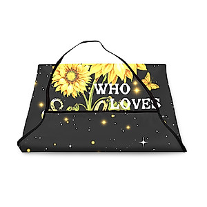 Just A Girl Who Loves Sunflower Aprons Cute Floral Apron for Women Waterproof