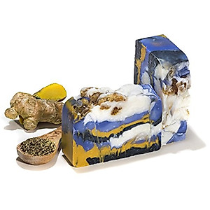 White Tea and Ginger Soap (4Oz) - Handmade Soap Bar with Essential Oils- Organic and All-Natural – by Falls River Soap Company