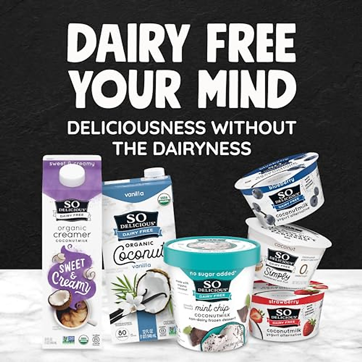 So Delicious Dairy Free Coconut Milk Yogurt Alternative, Strawberry, Vegan, Non-GMO Project Verified, 5.3 oz.