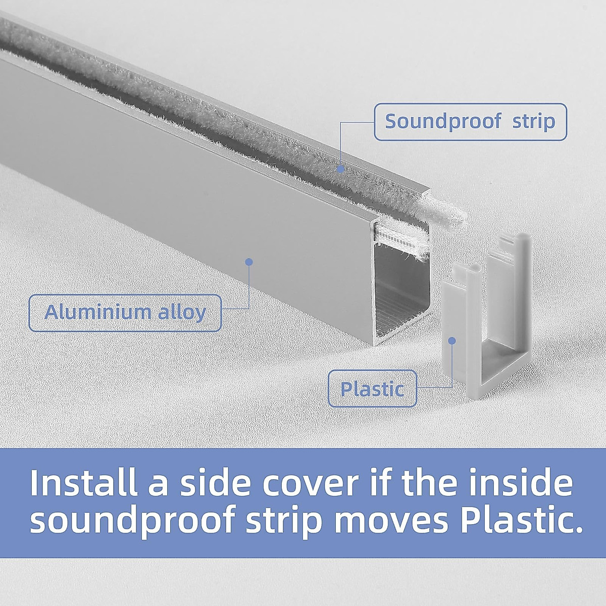 The Grey Side Cover of Light Blockers 2pcs