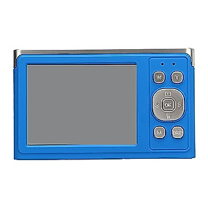 Compact Camera, 50MP Fill Light Portable Digital Camera, 2.88 Inch HD IPS Screen, 16X Zoom AntiShake for Travel (Blue)