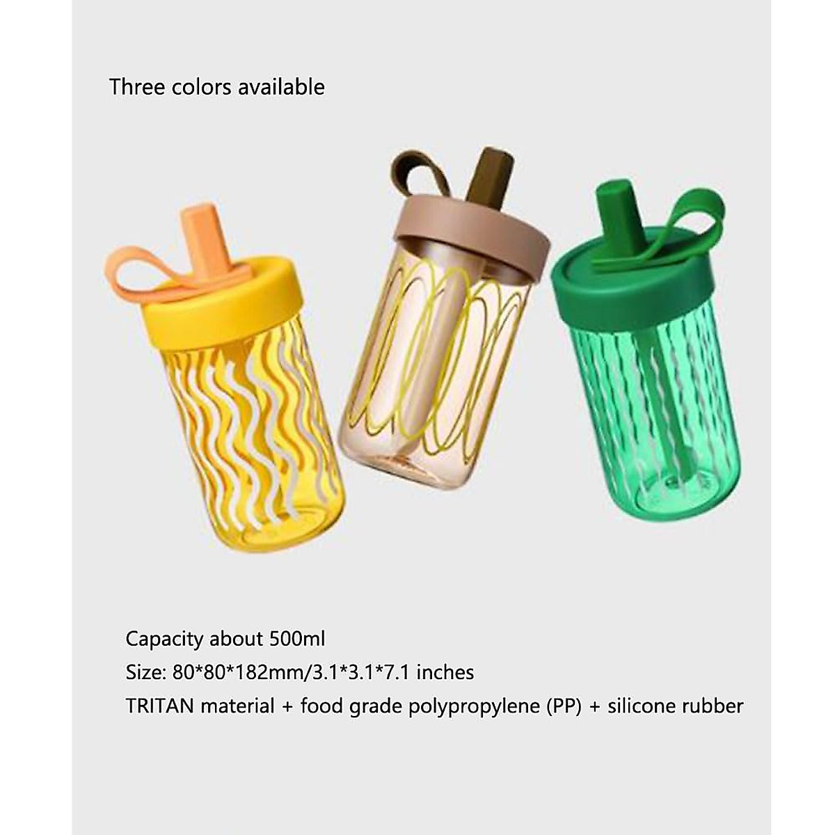 WEAREZ Novelty Safety Plastic Mug, 17.2 Ounce Large Capacity Drinking Cup, Hot And Cold, Leak-proof Bpa-free Stylish