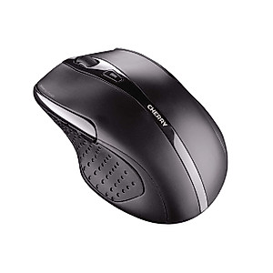 Cherry MW 3000 Wireless Mouse 2.4 GHz w/Nano USB Receiver, Black (UW7691)