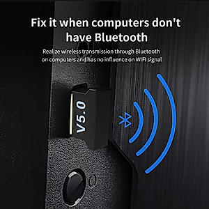 USB Bluetooth 5.0 Adapter Transmitter Bluetooth Receiver Audio Bluetooth Dongle Wireless USB Adapter for Computer PC Laptop