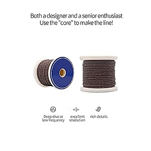 KZ CCA 2PIN IEM Earphone Cable, 4 Core High-Purity Copper Twisted IEMs Replacement Cable, Earbud Headphone Replacement Copper Extension Cable for KZ ZST ZSTX EDX ES4 AS10 CCA C10 C16 TRN V80 V90