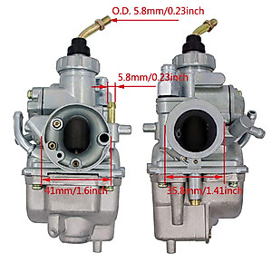 TTR125 Carburetor + Fuel Switch Valve Petcock for Yamaha TTR125 TTR-125 Carb Carburetor 2000-2007 Yamaha Motorcycle TTR125LE TTR125 TTR125E TTR125L by LIYYOO