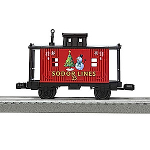 Lionel Thomas & Friends Christmas Freight Electric O Gauge Bluetooth Train Set with Remote, Blue,red and White