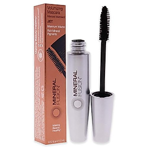 Mineral Fusion Volumizing Mascara, Jet, 0.57 Fl Oz (Pack of 1)