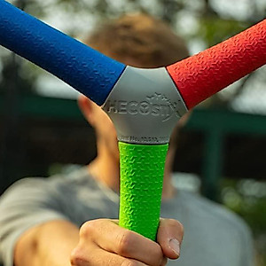HECOstix - Red Green Blue - Premium Hand Eye Coordination & Reaction Speed Training Tool Improve Sports Performance, Exercise, and Fun for All Ages