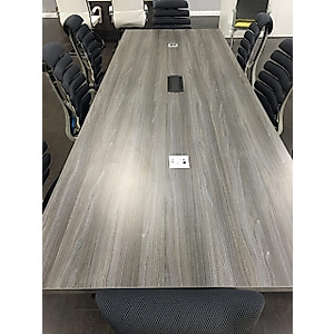 Impecgear Power Plug in-Desk Power Center Table Top Grommet Furniture Power Data Center/2 CAT6/1 HDMI/1 USB/1 Type-C/2 AC Power/1 USB Pass Thru (DC101_Solid Black)