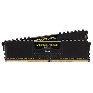 Corsair Vengeance LPX 16GB (2x8GB) DDR4 DRAM 3200MHz C16 Desktop Memory Kit - Black (CMK16GX4M2B3200C16)