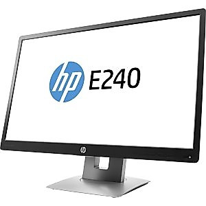 HP M1N99AA#ABA EliteDisplay E240 23.8'' 1080p Full HD LED-Backlit LCD Monitor, Black/Silver
