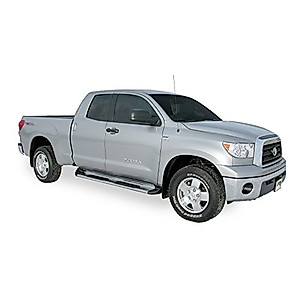 LUVERNE 480752 Polished Stainless Steel Side Entry Steps Truck Running Boards, Select Toyota Tundra Double Cab