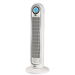 Sunpentown Remote Controlled Tower Fan with ION