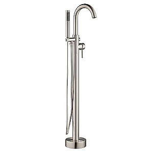 WOODBRIDGE F 0001 F0001BN Faucet, (L) 10 3/4" x (W) 6-1/4" x (H) 43-7/8, Brushed Nickel