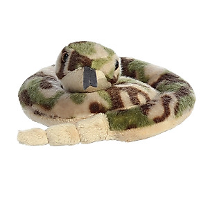 Aurora® Adorable Mini Flopsie™ Slick Snake™ Stuffed Animal - Playful Ease - Timeless Companions - Green 8 Inches