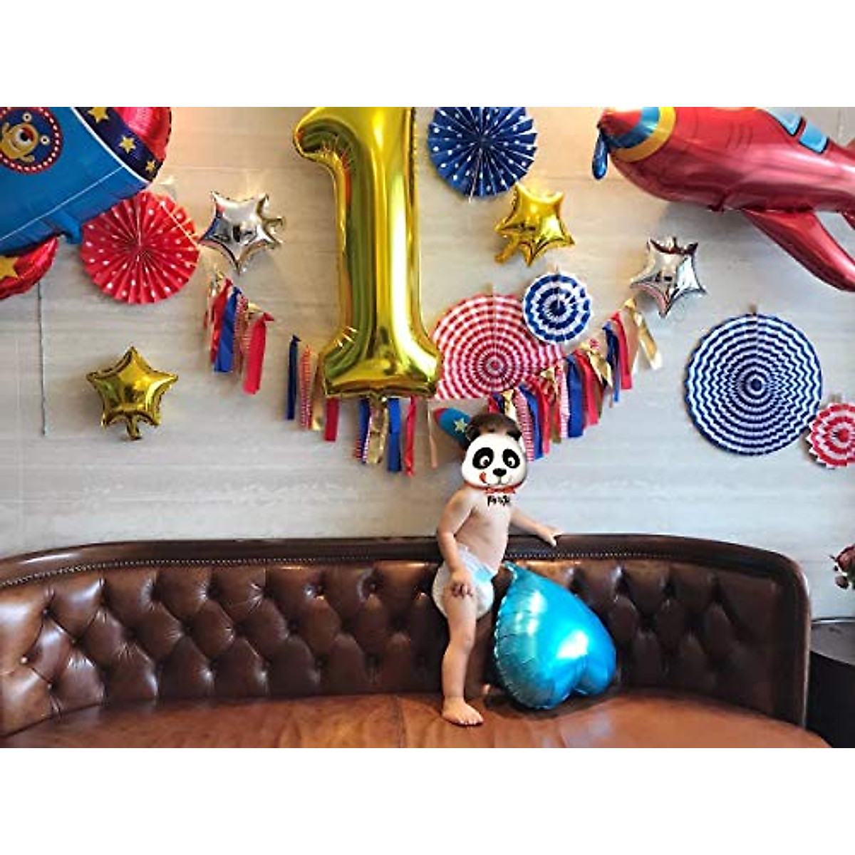 Tellpet Gold Number 1 Balloon, 40 Inch