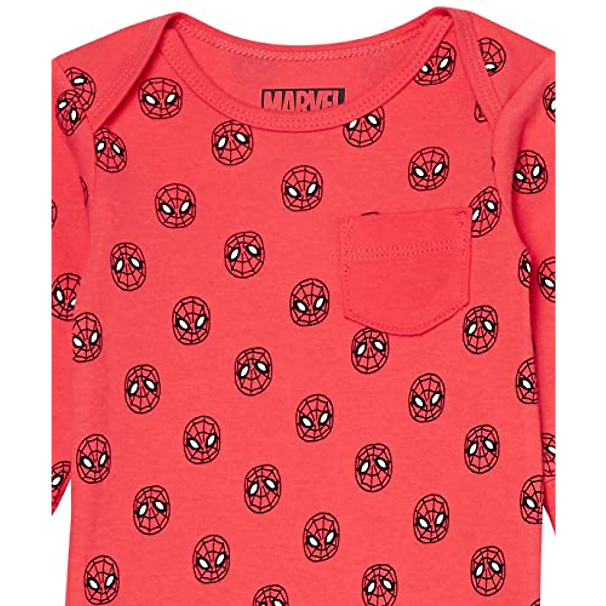 Amazon Essentials Disney | Marvel | Star Wars Baby Boys' Cotton Coveralls, Pack of 3, Marvel Friends, 12 Months