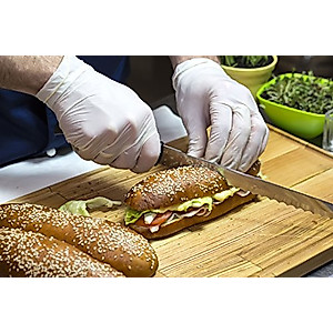 ikasu 10 inch Bread Slicer Knife | Ultra-Sharp German High Carbon Stainless Steel Serrated Edges, Full Tang Blade | Durable Luxury Pakka Wood Handle