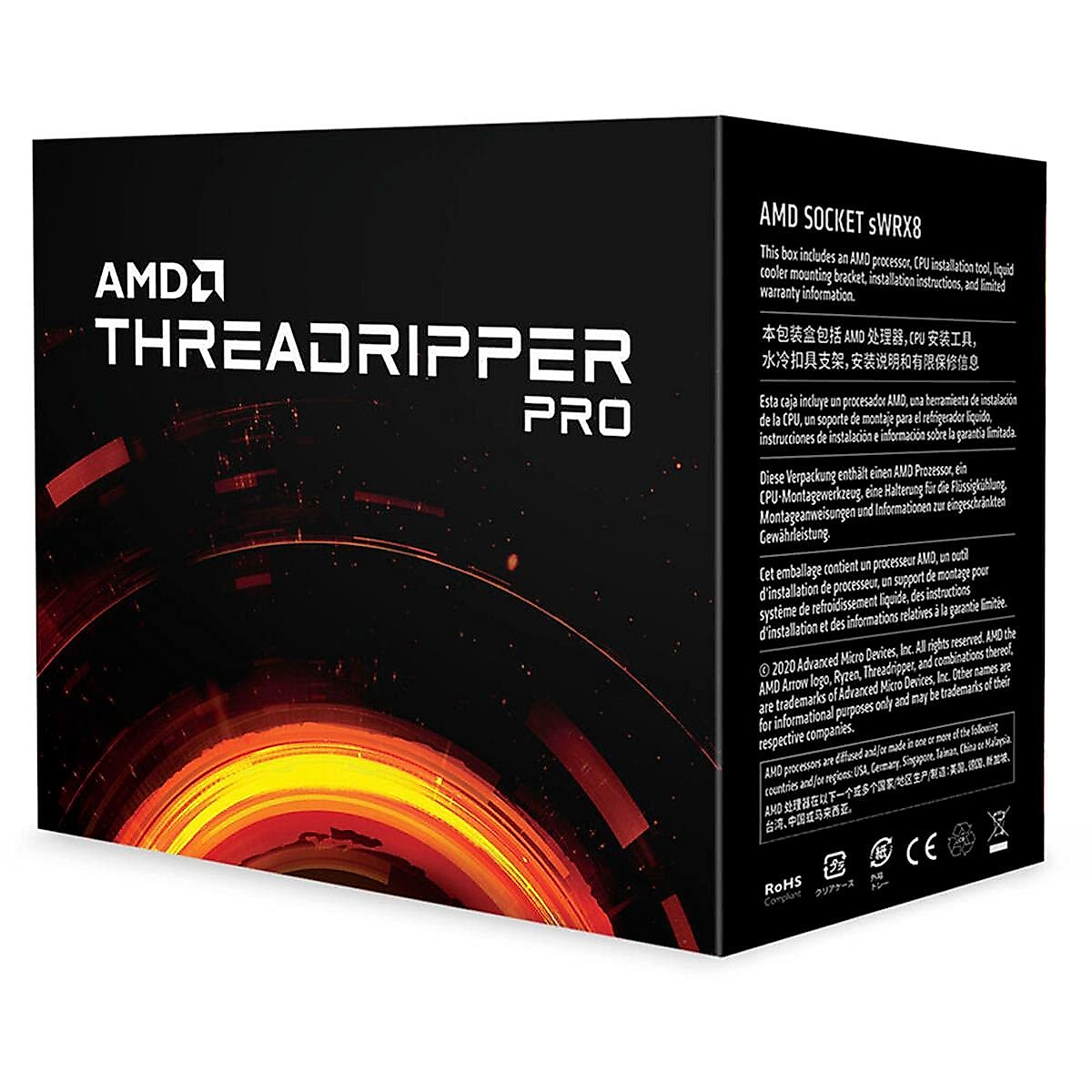 AMD Ryzen Threadripper PRO 3955WX 16-core, 32-thread desktop processor