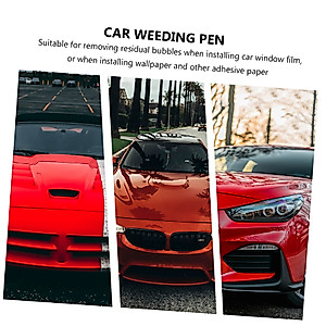 SEWOART 1pc Foil Exhaust Pen Craft Vinyl Weeding Pen Car Film Pen Sparkling Air Release Pen Craft Weeding Tools Air Release Pin Pen Car Bubble Removal Pen Air Release Weeding Pen