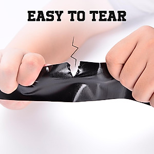 CyantSolutions Black Duct Tape Heavy Duty, Super Strong Sticky and No Residue Black Waterproof Duct Tapes, Multi-Use Duct Tapes for Packaging, Binding, Material Handling, 1 Roll (2 Inch x 30 Yards)