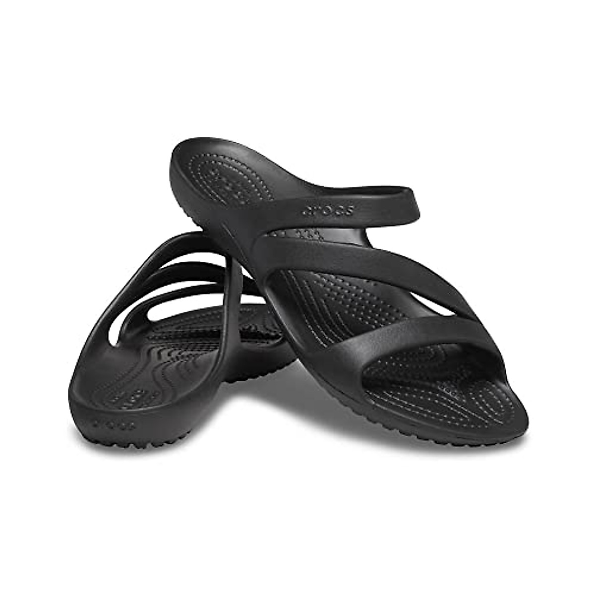 Crocs Women's Kadee II Sandals, Black, 7