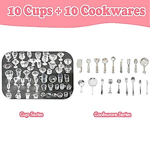 150Pcs Miniature Food Drinks Bottles Dollhouse Accessories 1:12 Mini Stuff Things Toy Set Dollhouse Pretend Kitchen Play Game Tiny Baking Hamburger Bread Ice Cream Cake Tableware