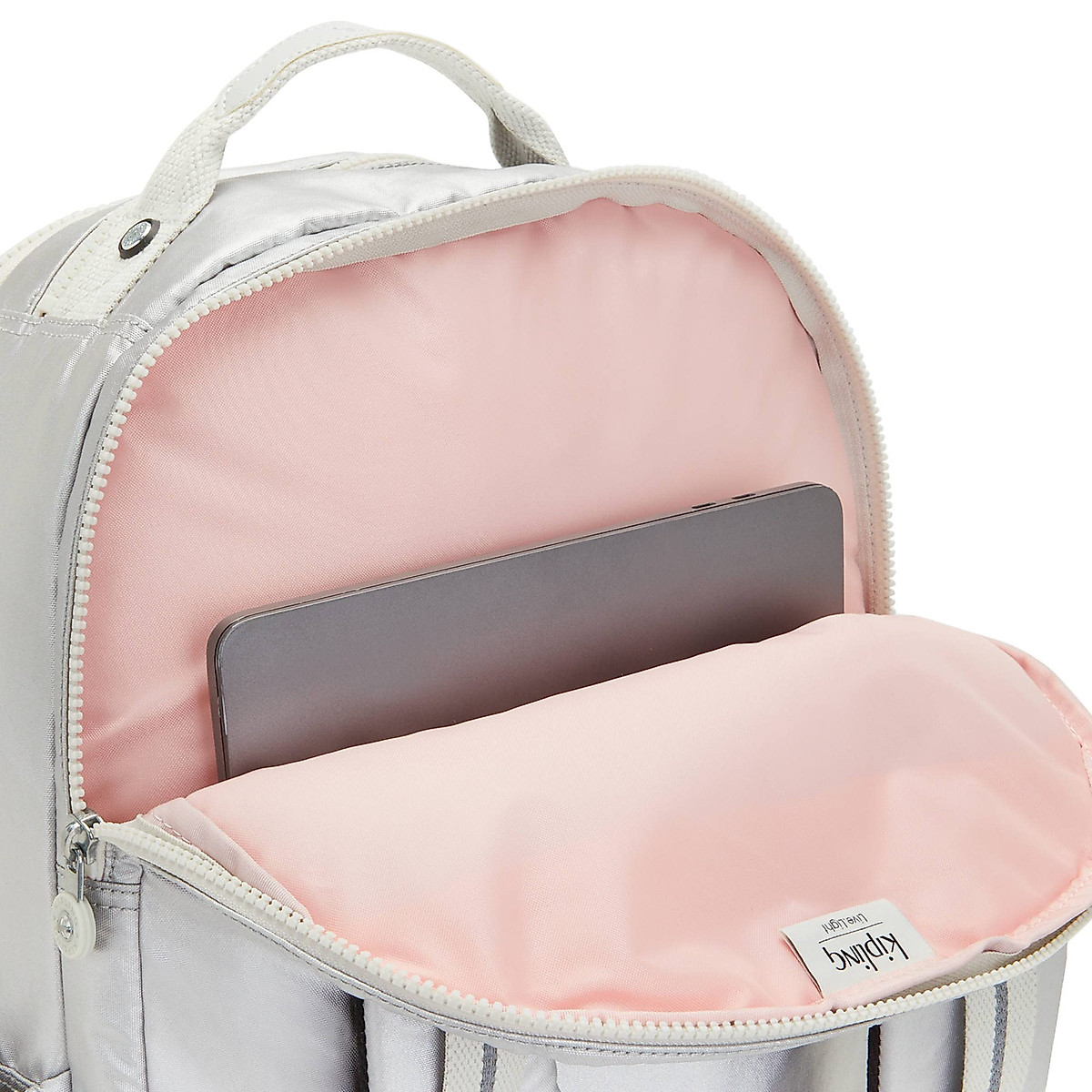Kipling Seoul Extra Large Metallic 17" Laptop Backpack Candy Metallic