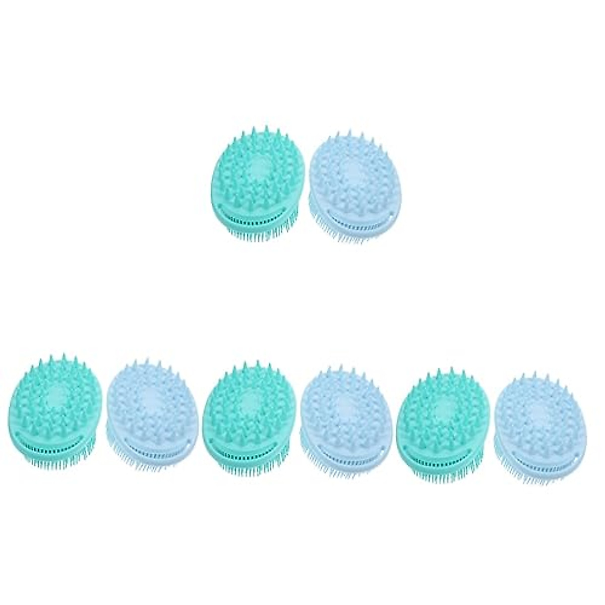 FOMIYES 8 pcs Bath Rinser exfoliantes para el Cuerpo Bath Scrubber for Body Foot Scrubber in Shower Body scrubbers exfoliating Brush Tactile Brush Massage Brush Body wash Double Sided