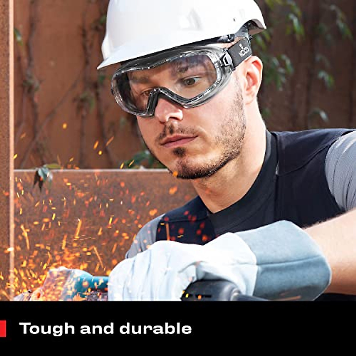 NoCry Anti Fog Safety Goggles for Men and Women with Premium Anti Scratch Coating - Vented Panoramic Lab Goggles; ANSI Z87 Certified Lab Safety Goggles, Eye Protection Goggles with Adjustable Headband